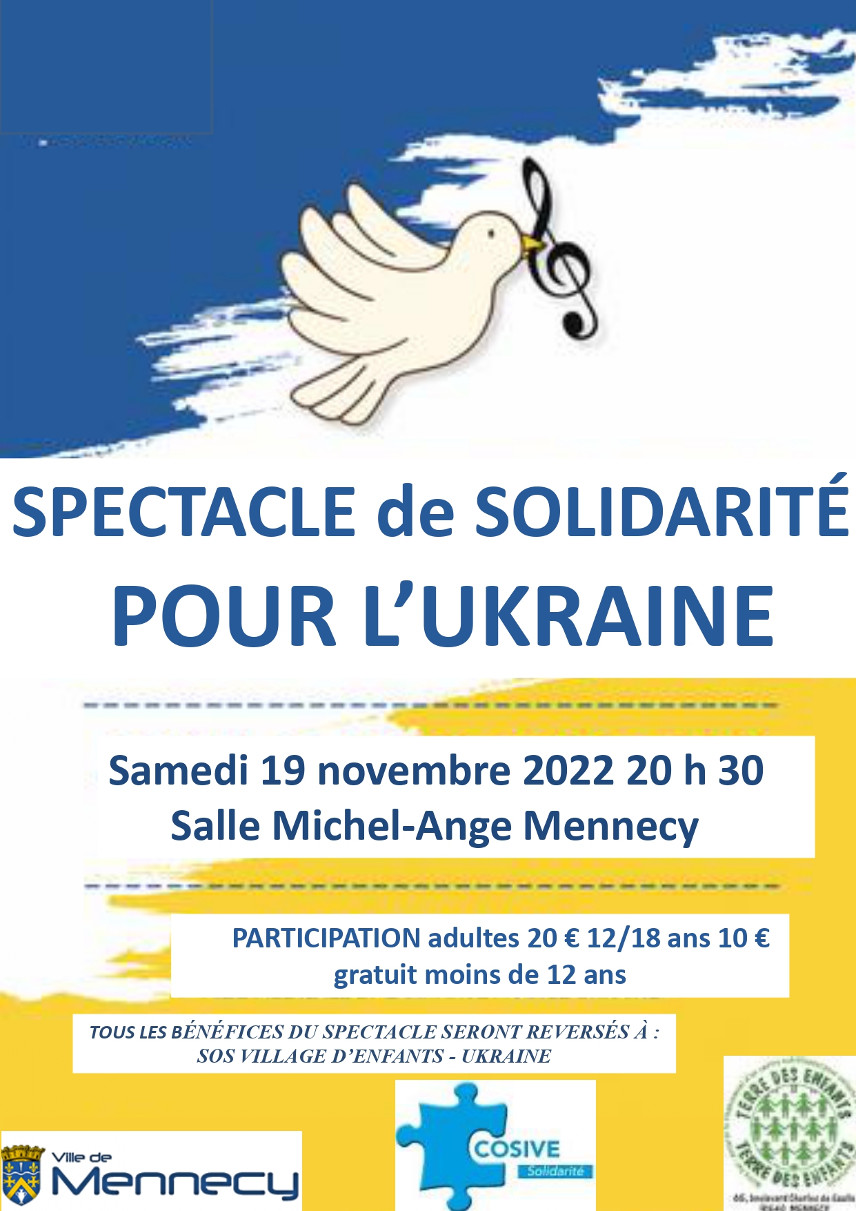 Spectacle de solidarité pour l'Ukraine - CC Val d'Essonne